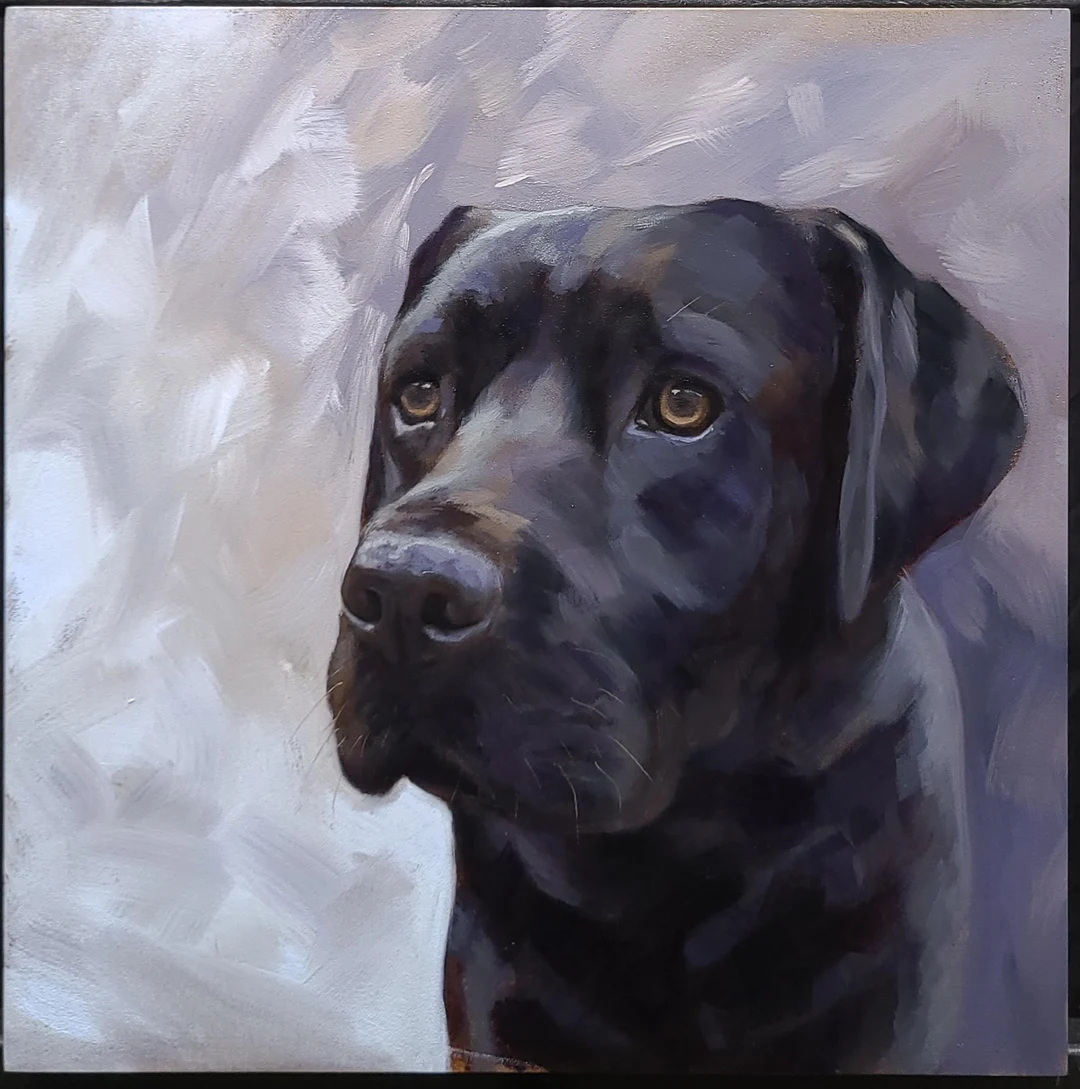 Gus, Me, Oils, 2022 | Scrolller