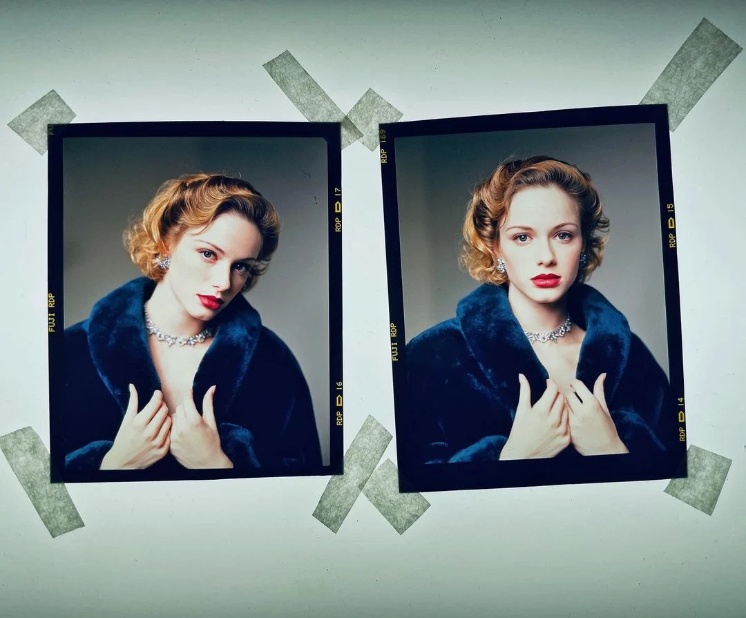 Christina Hendricks, early modeling shots, 1994 | Scrolller