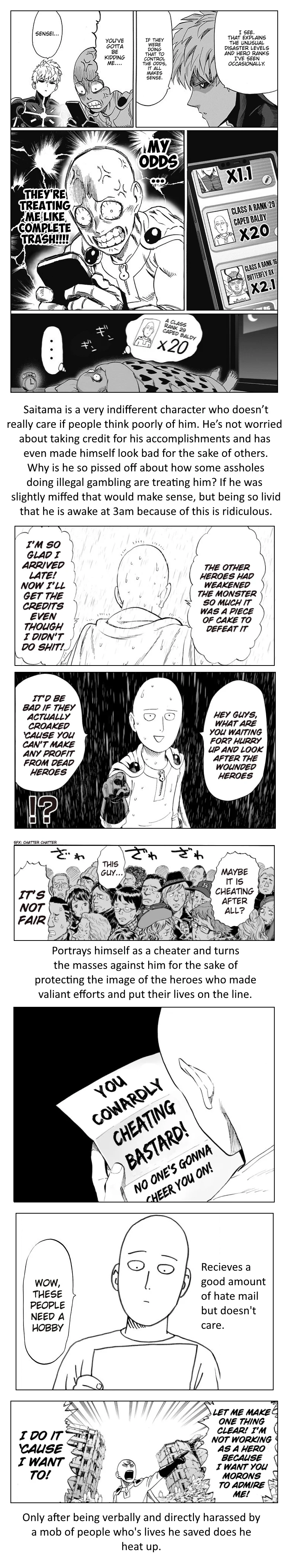 Extreme Out of Character Moment From Saitama in the Recent Chapter | Scrolller