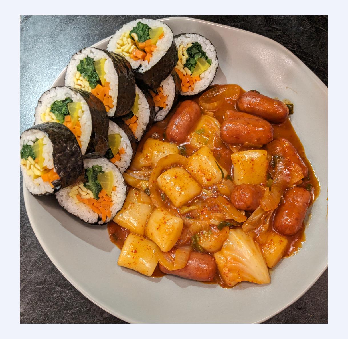 Discover more like KoreanFood: Tteokbokki with Kimbap ️ and Related Content | Scrolller
