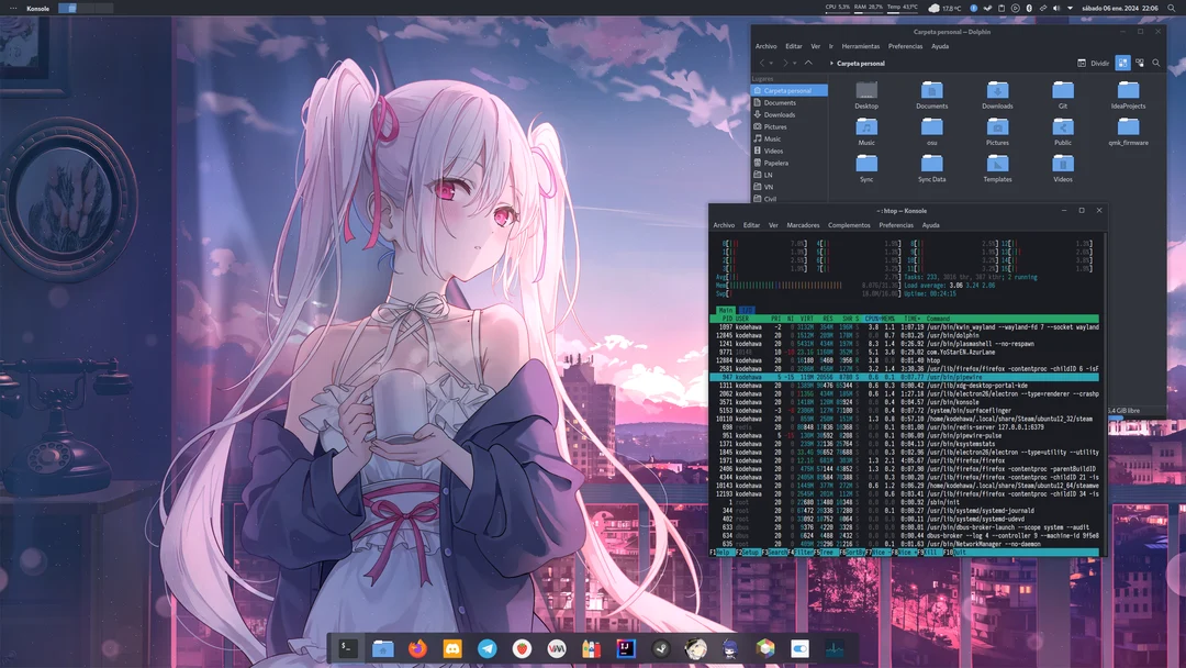 [KDE] A comfy desktop. | Scrolller