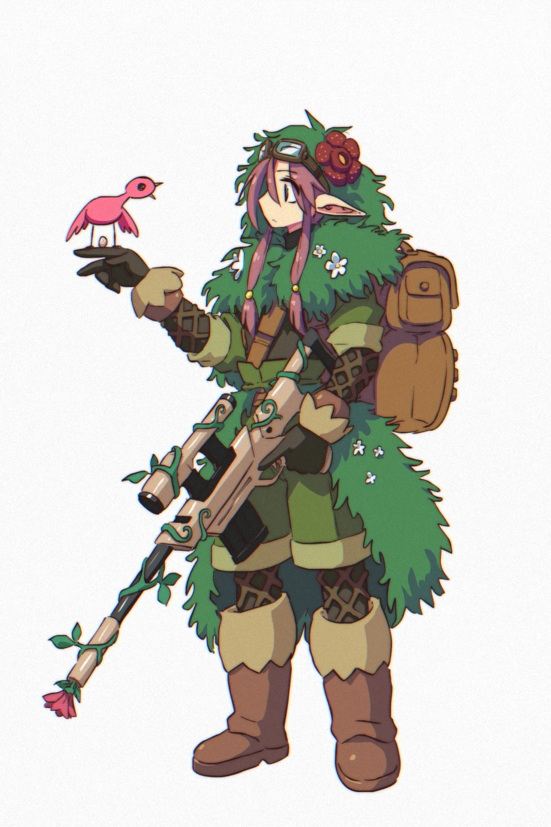 "Fooled ya, bird! That's a member of the Elf Defense Force!" by John Su | Scrolller