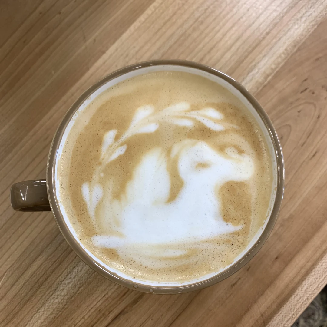What creature do you see in this latte? | Scrolller