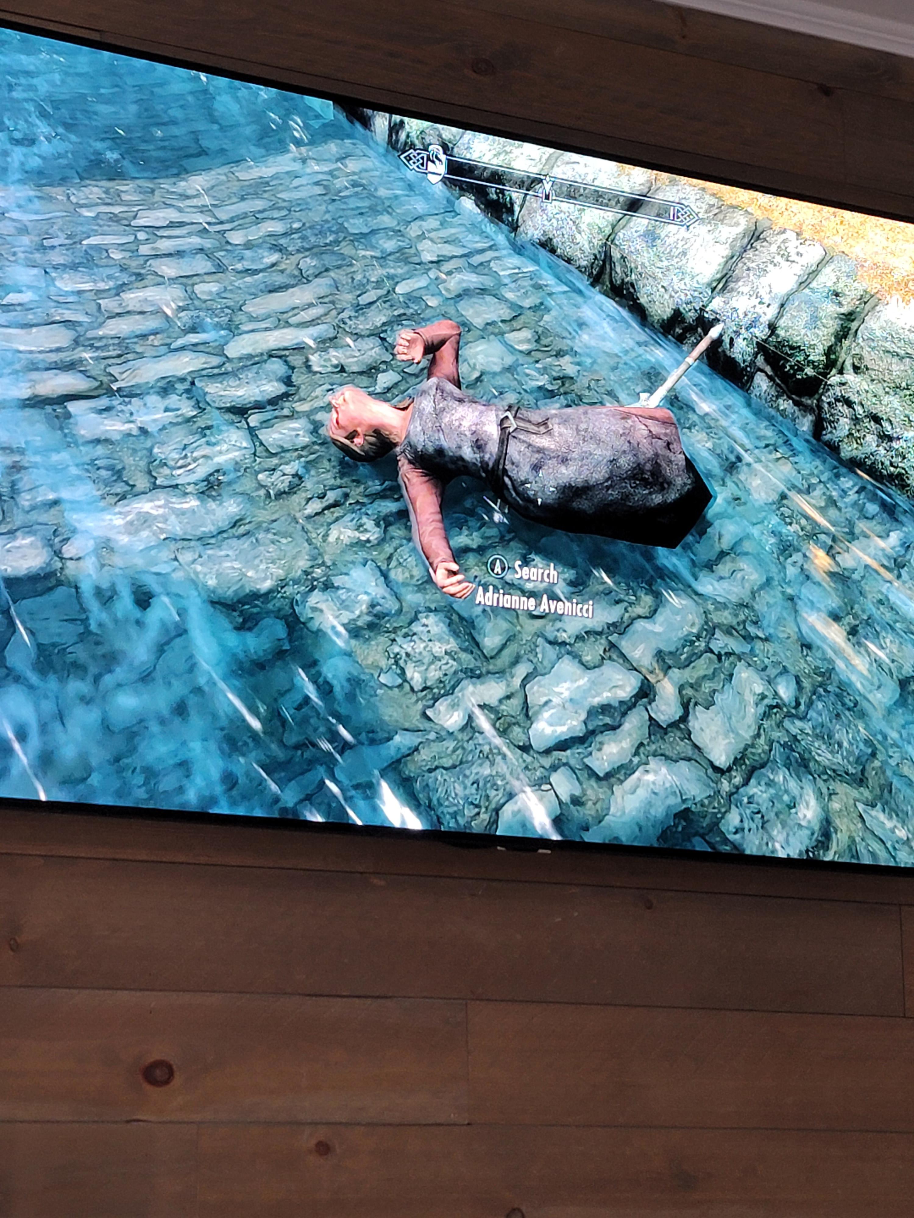 uuuuum she fell into this canal and died. it was like 5 ft. will she come back?! | Scrolller