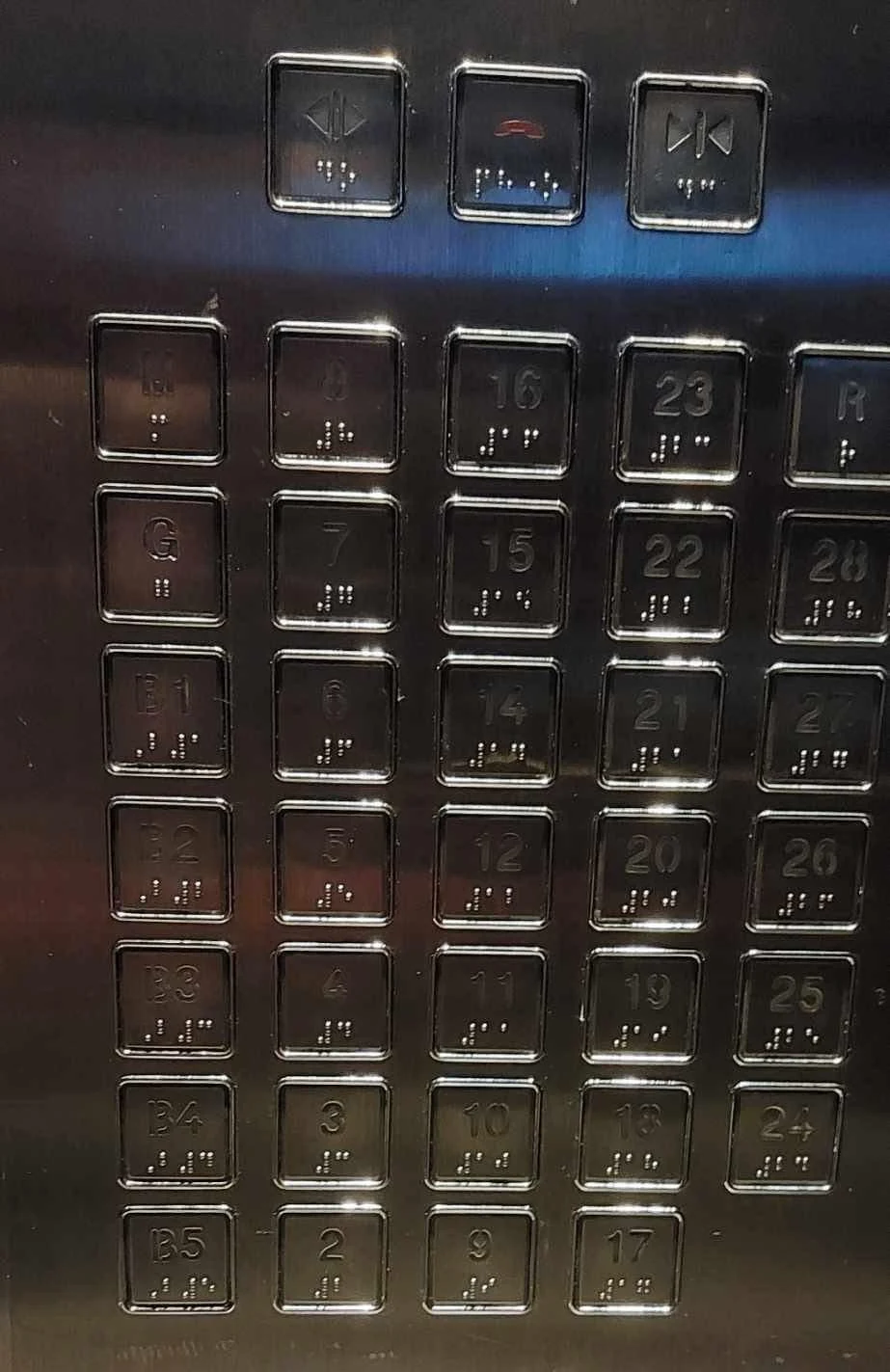 Vertical backwards, who designs elevator controls like this............. | Scrolller