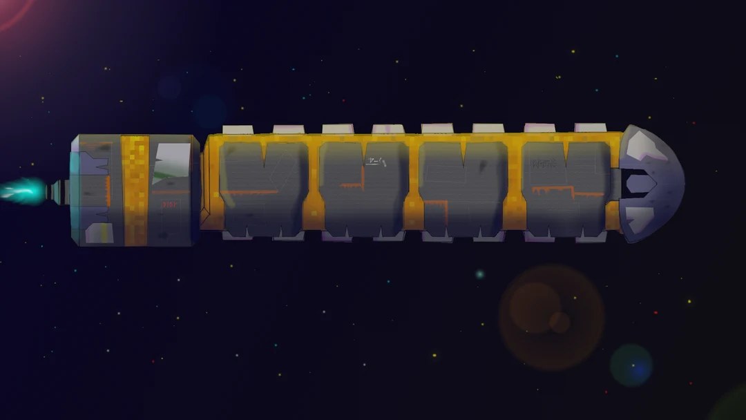 Used a few procedurals to make this ship | Scrolller
