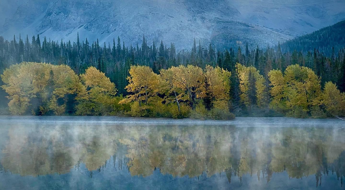 Autumn Reflections, Glacier NP. (OC) | Scrolller