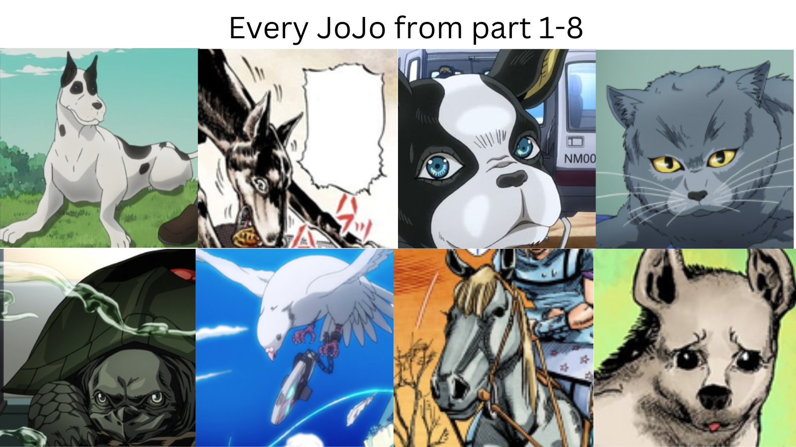 A totally accurate list of every JoJo | Scrolller