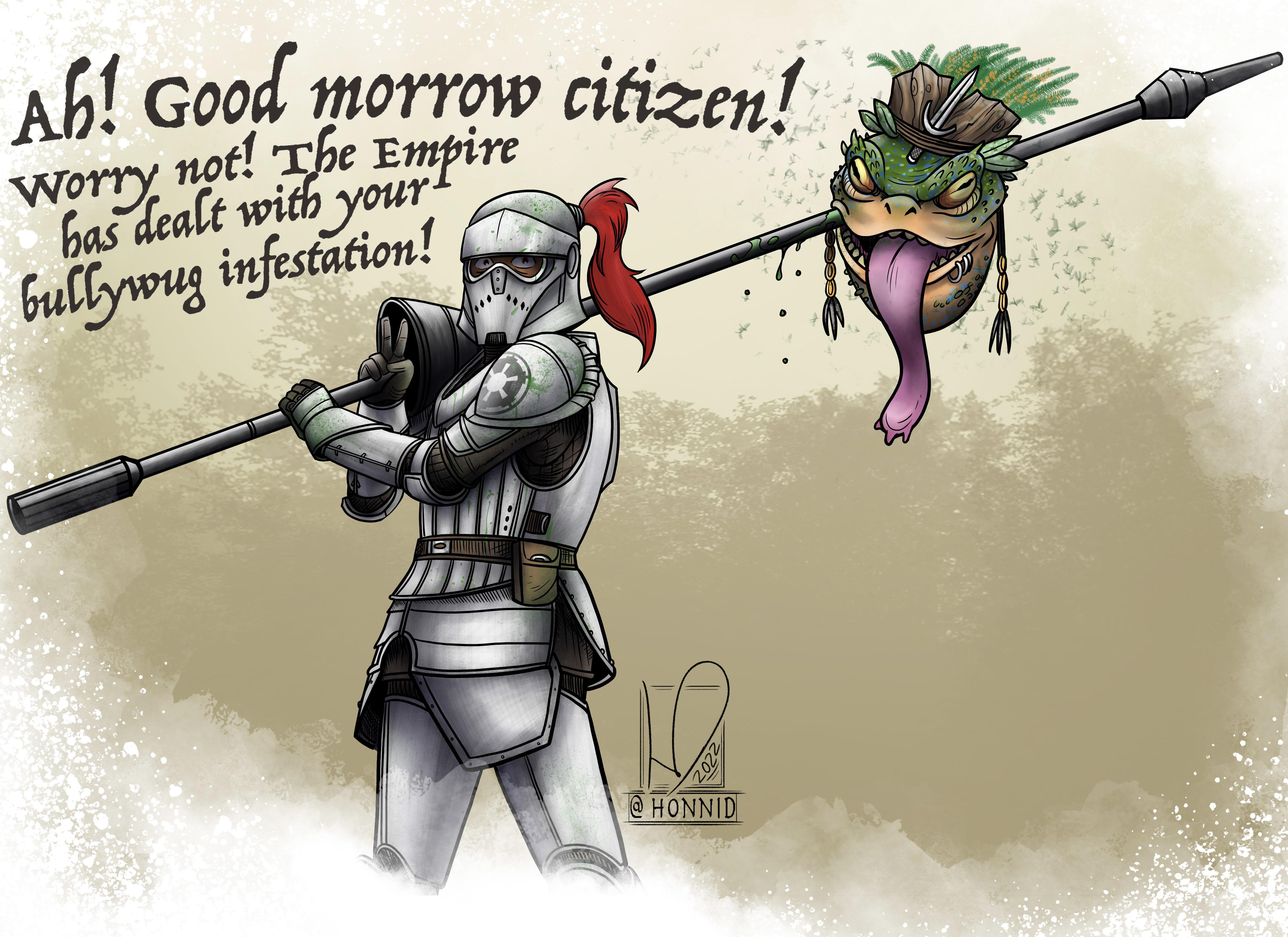 “Medieval Phase III Lancer Clone Trooper” by Honni David | Scrolller