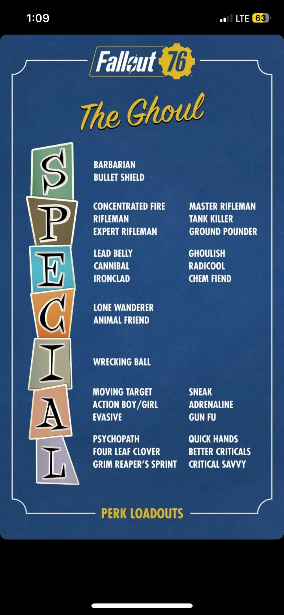 The Ghoul’s official perks | Scrolller