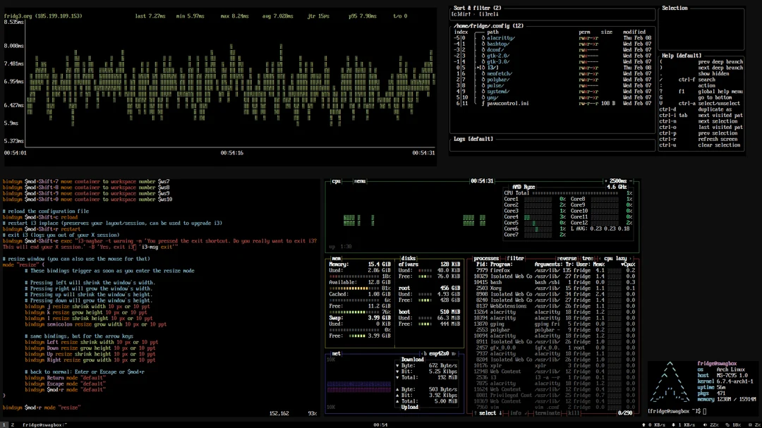 [i3] Minimal rice, great for concentration and zero distractions | Scrolller