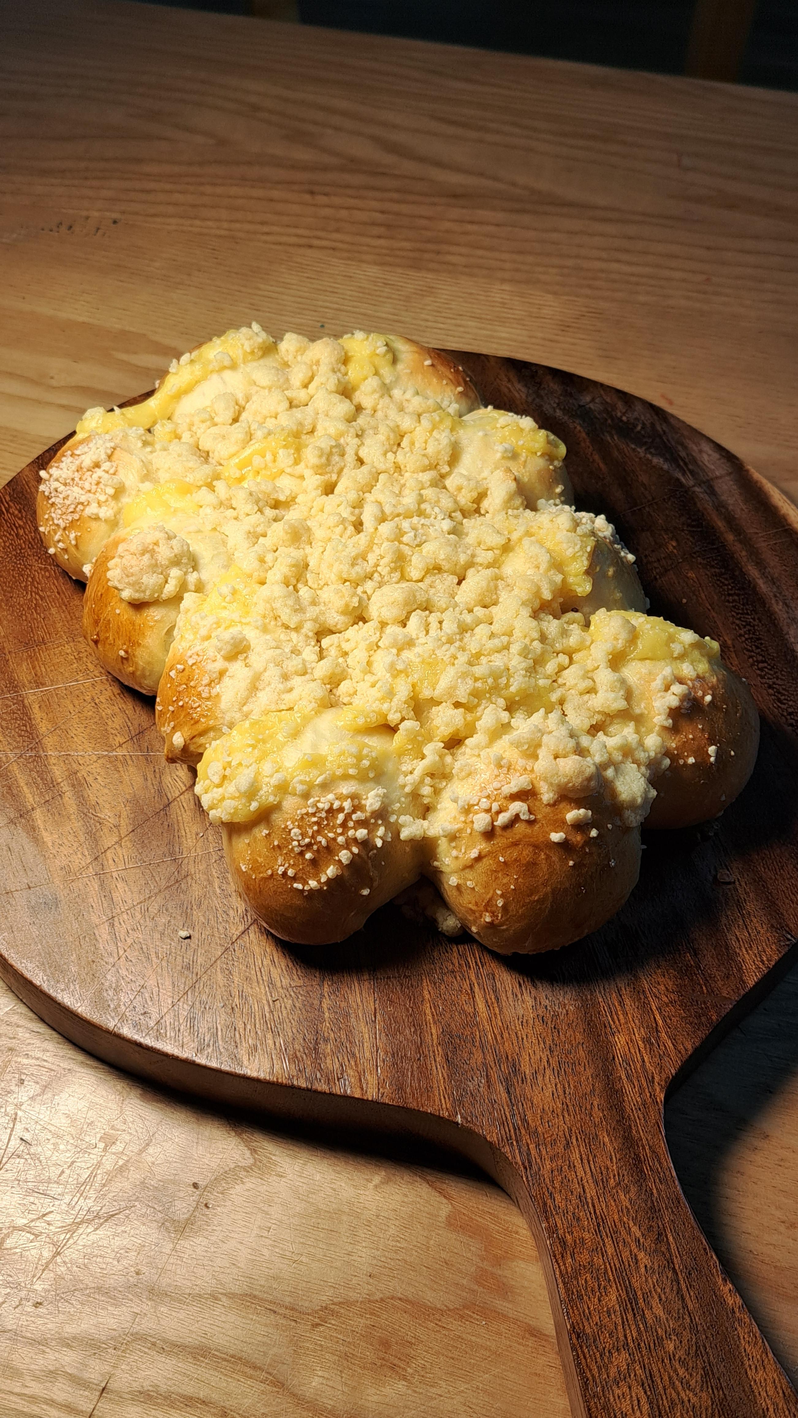 [Homemade] Korean sweet potato cream bread | Scrolller
