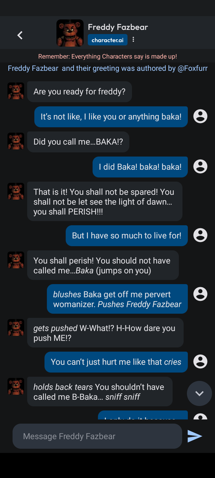 Tsundere vs Freddy Fazbear! | Scrolller