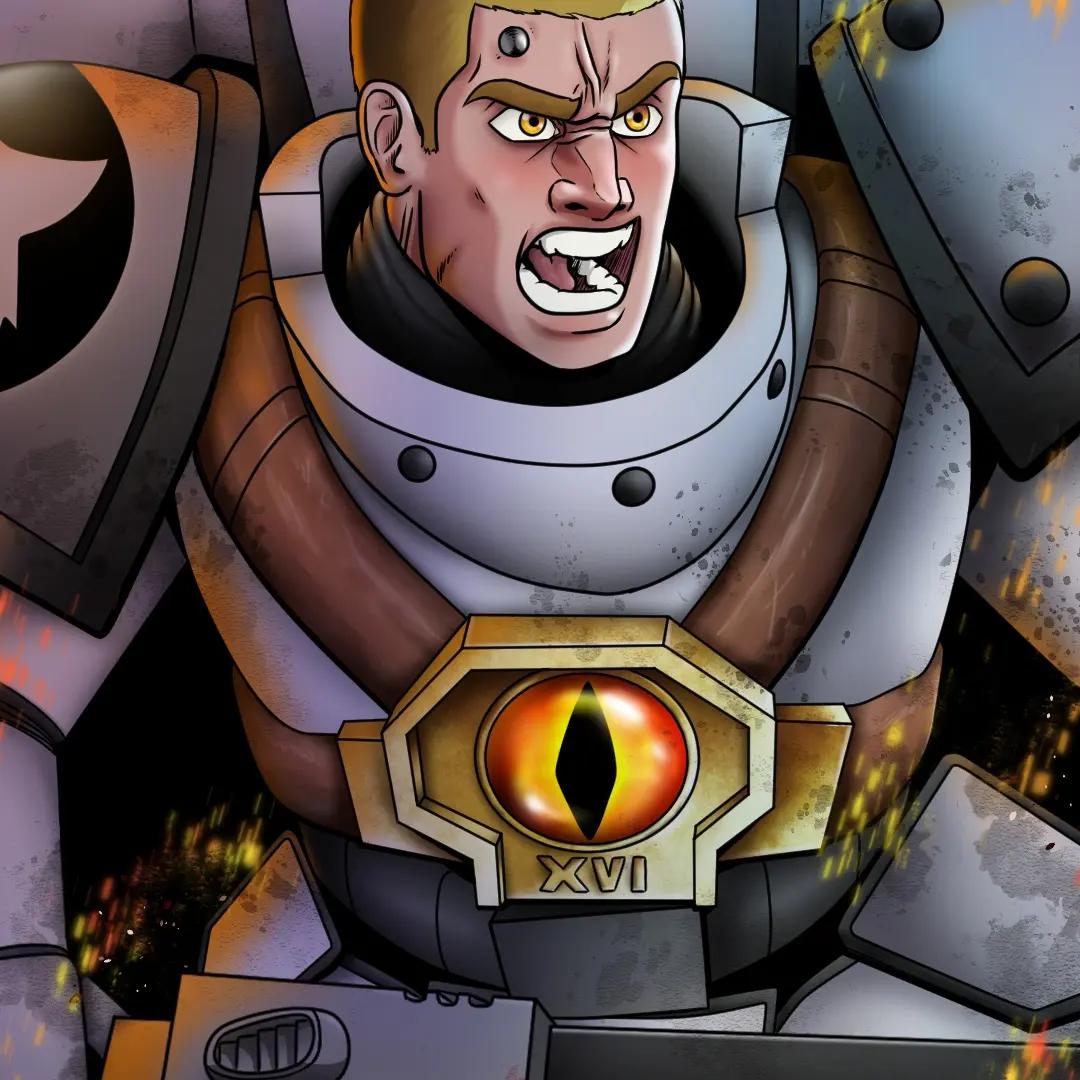 I made a fancomic adaptation of Horus Rising! | Scrolller