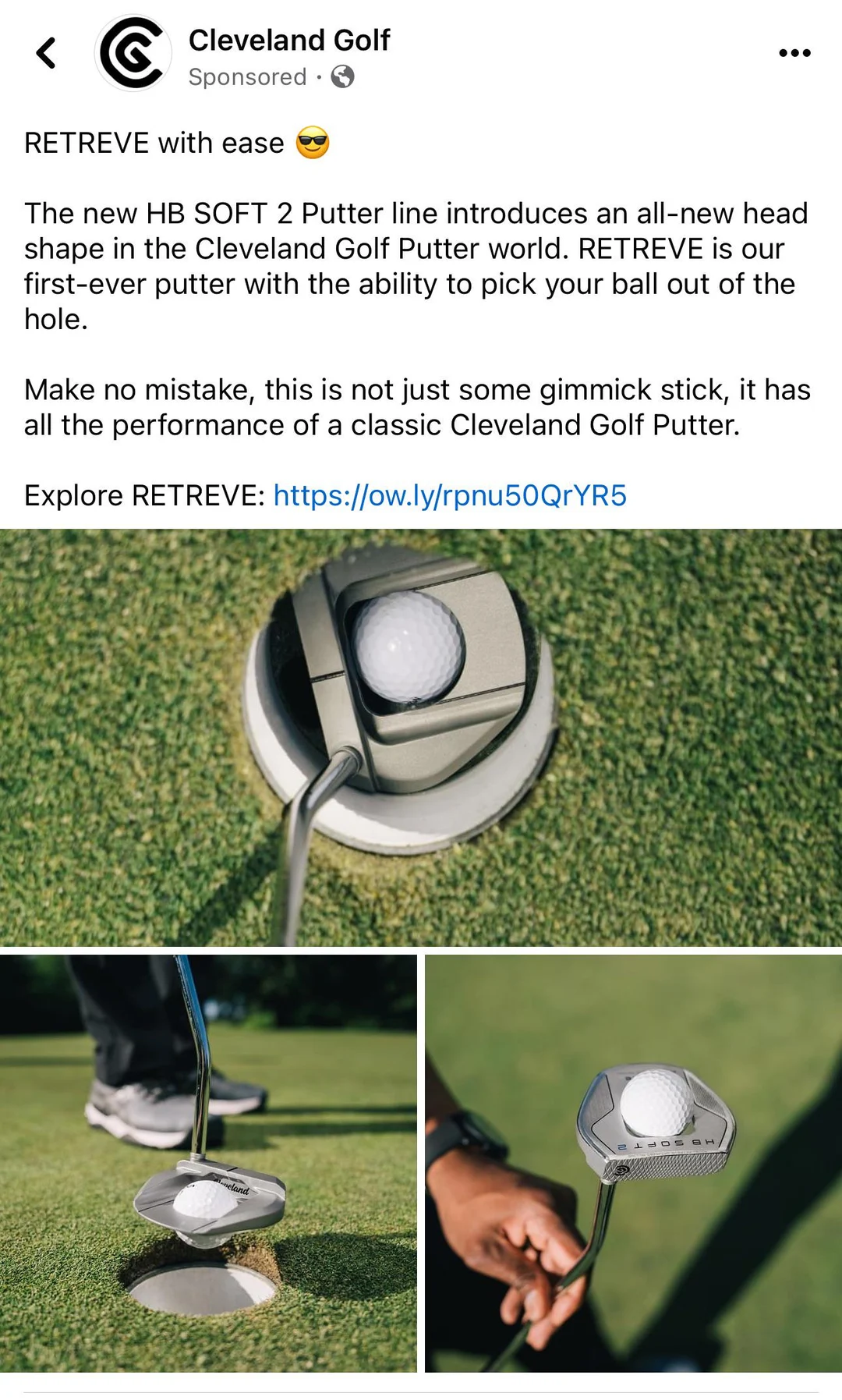 You can now putt with your ball retriever. | Scrolller