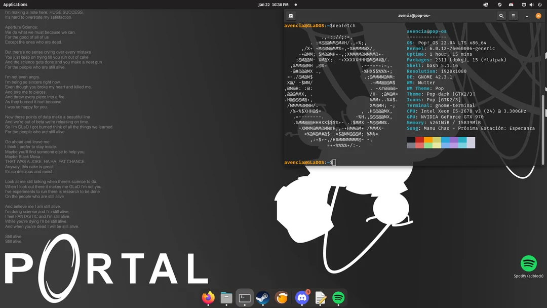 [gnome] First time customizing my desktop | Scrolller