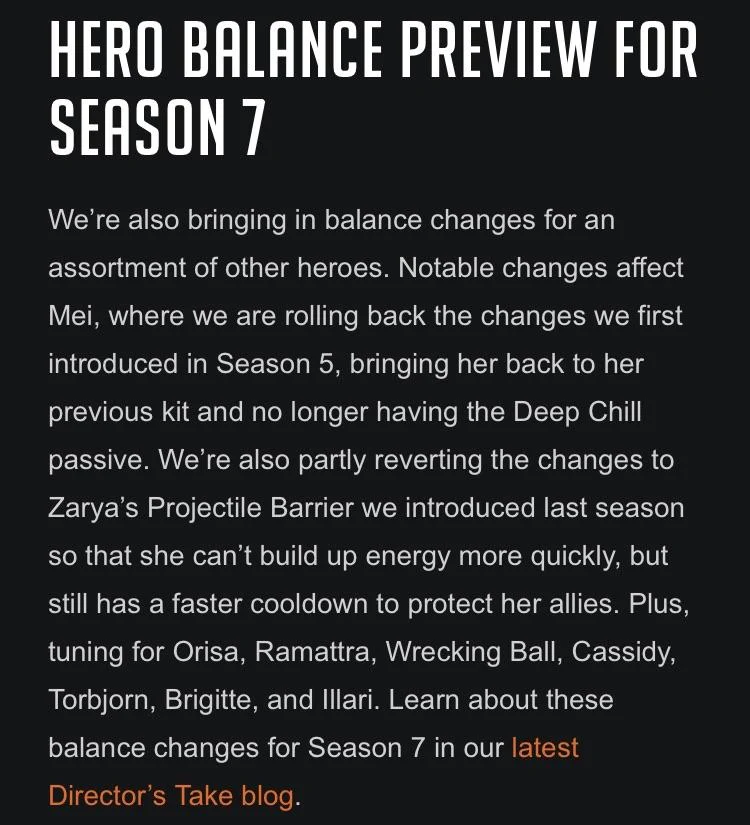 Heroes Receiving Balance Changes next Season | Scrolller