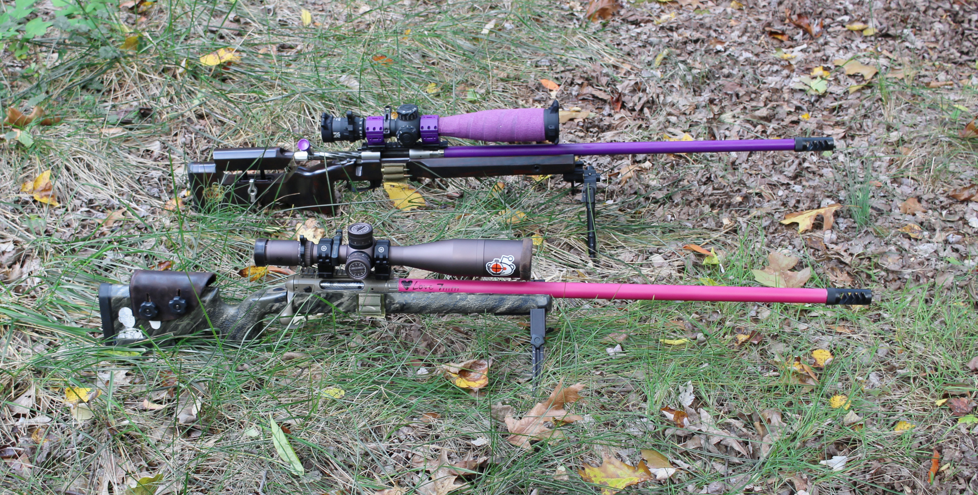 A couple of long range rifles | Scrolller
