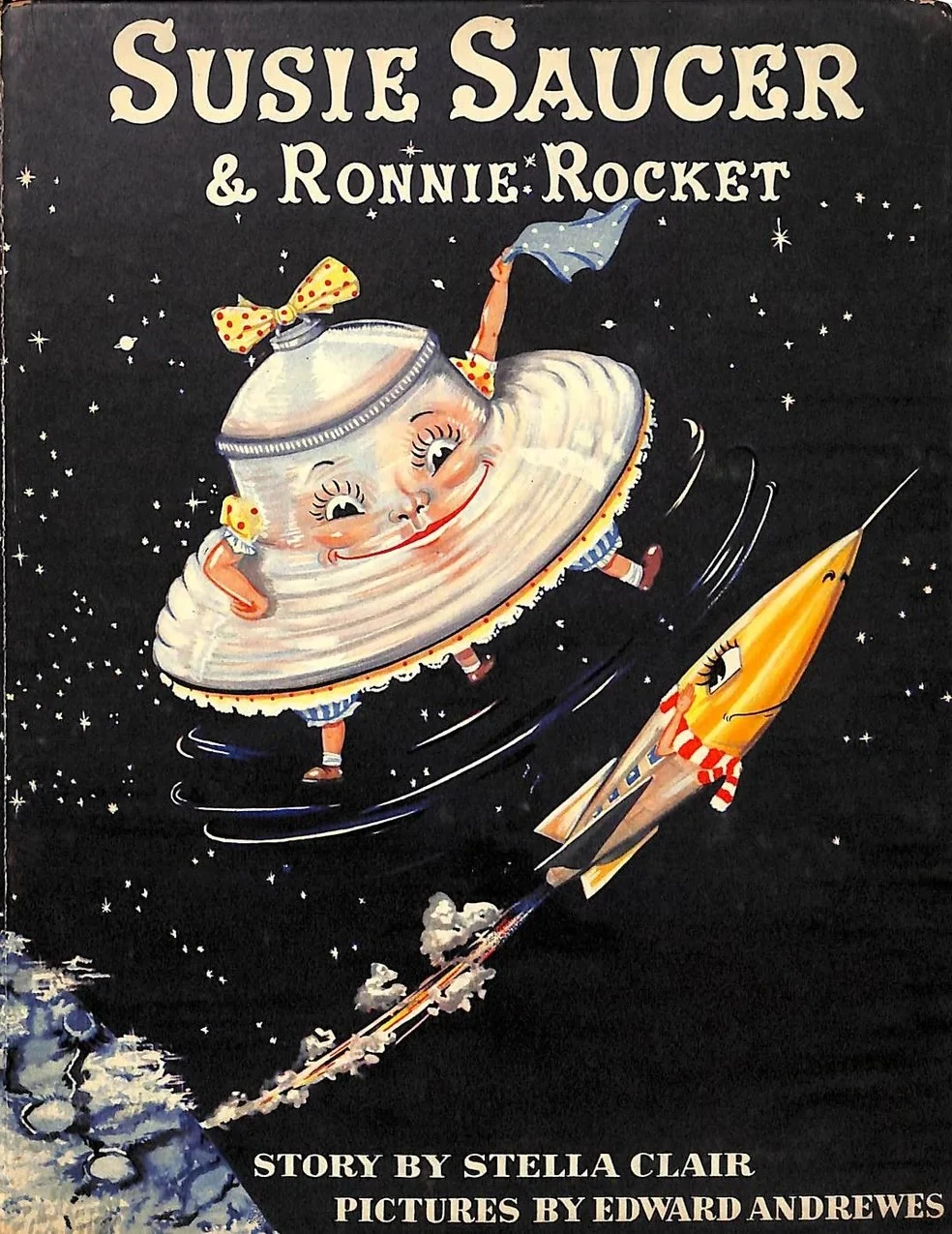 Susie Saucer & Ronnie Rocket cover (1957) by Edward Andrewes | Scrolller