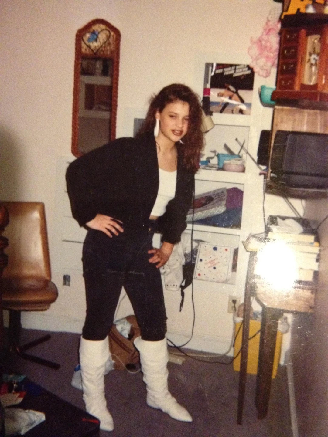 My mother in the 80s. Fashion has sure changed. | Scrolller