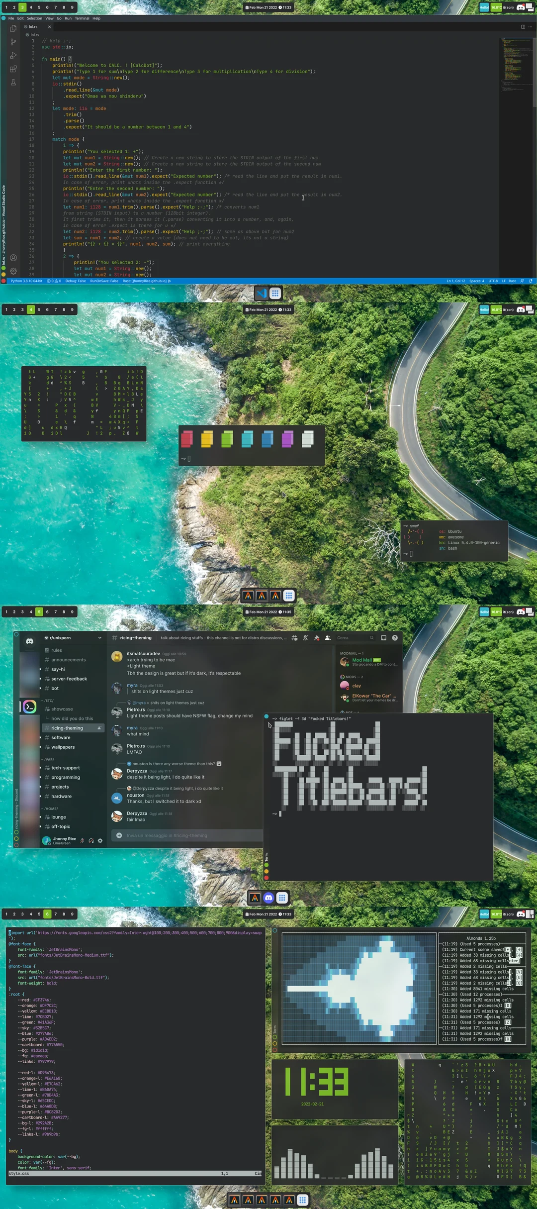 [AwesomeWM] Daily Driver :^) | Scrolller