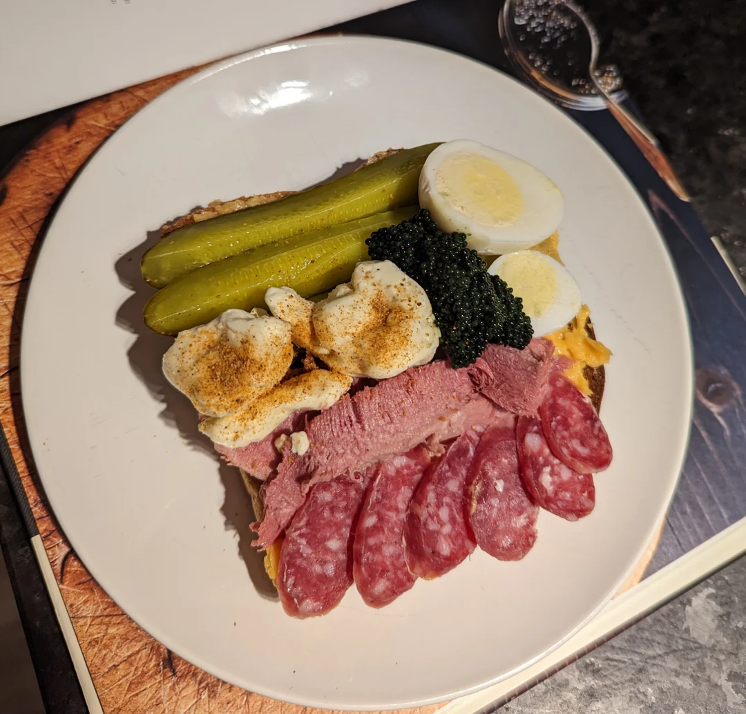 Open Faced Bar Sandwich | Scrolller