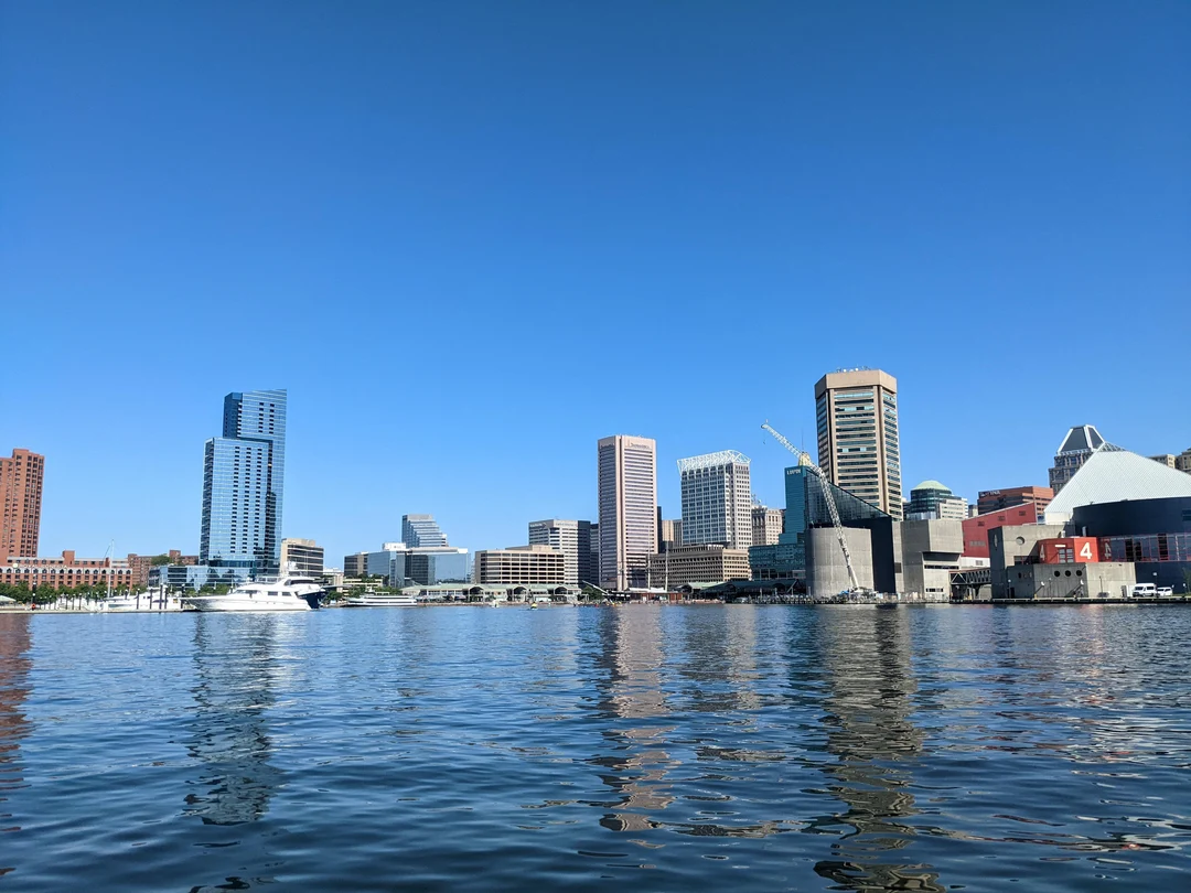 Baltimore, MD, Seen from the Harbor | Scrolller