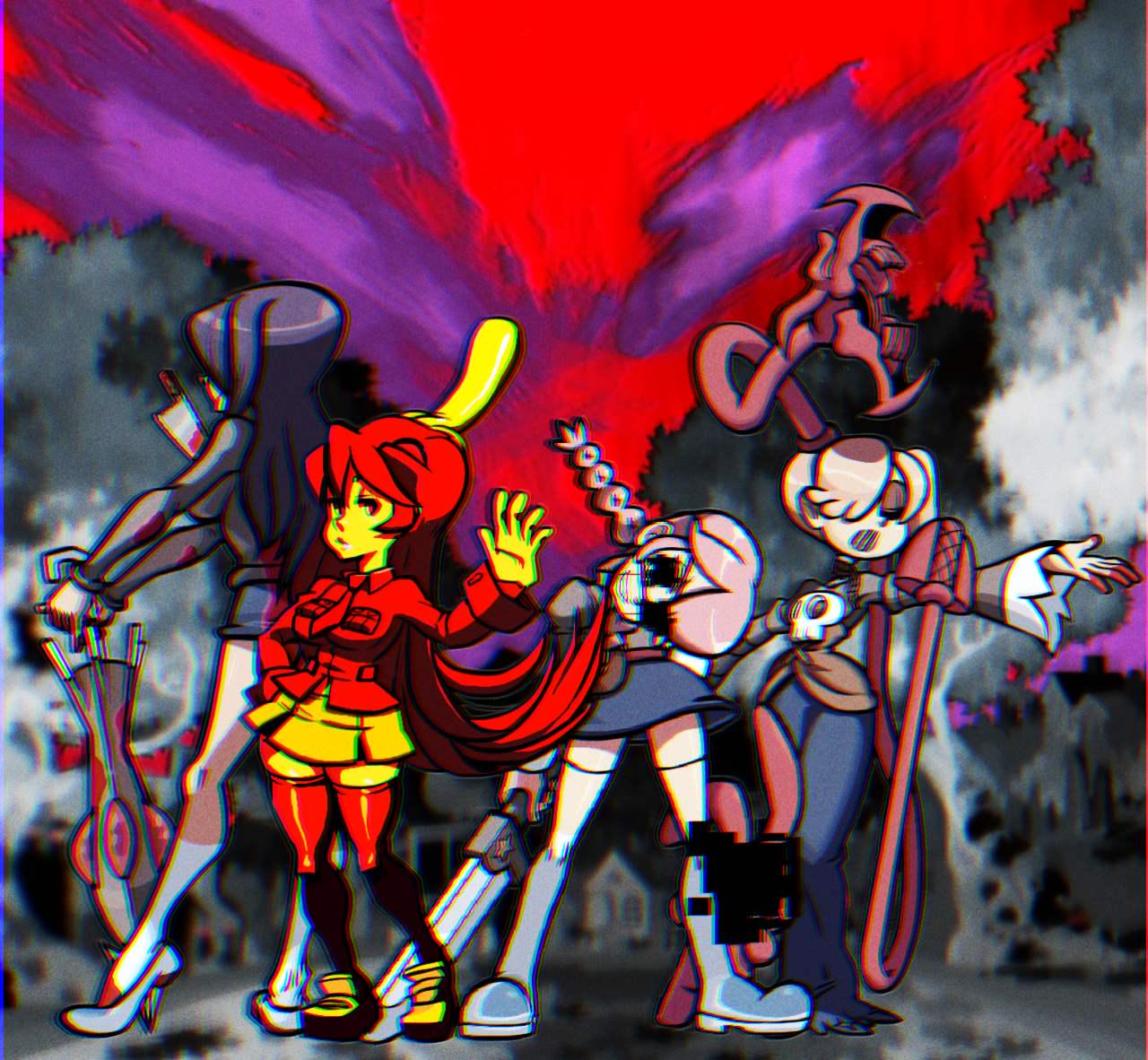 DDLC x Skullgirls (glitch) | Scrolller