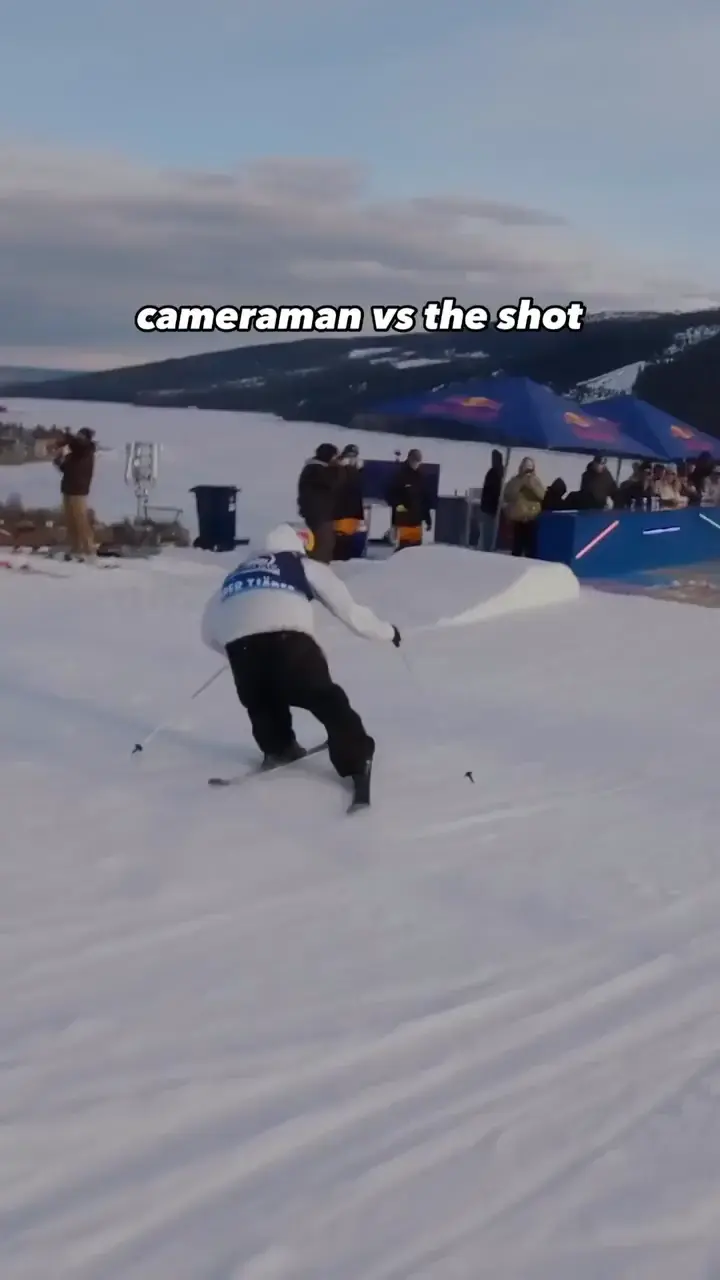 Cameraman VS the shot - Ski edition | Scrolller