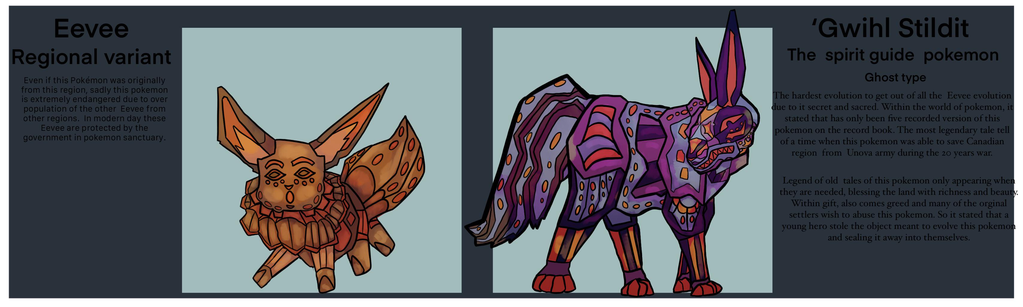 Canadian Eevee and new ghost type evolution | Scrolller