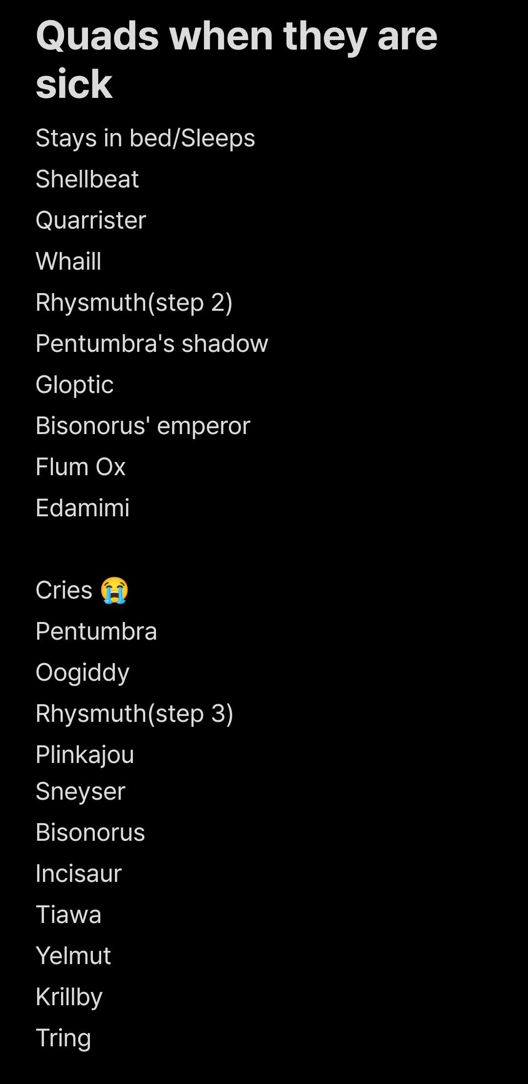 ALRIGHT HERE'S THE QUINT VERSION(+ updated the quads section) | Scrolller