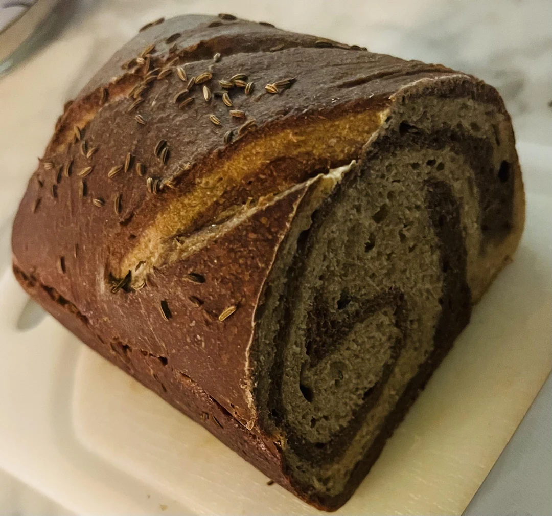 Marble rye first try! | Scrolller