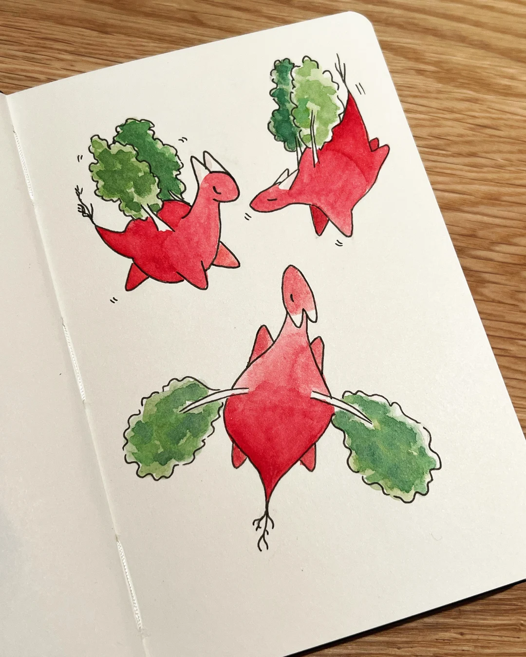 A flock of radish dragons | Scrolller