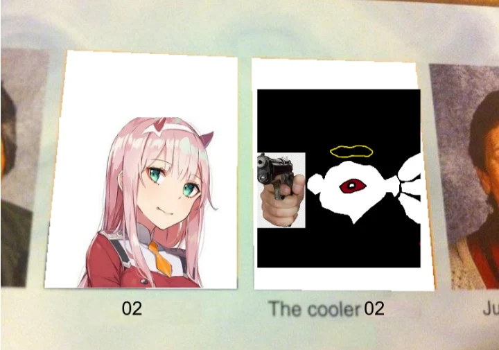 I drew the one on the right in ms paint with a mouse | Scrolller