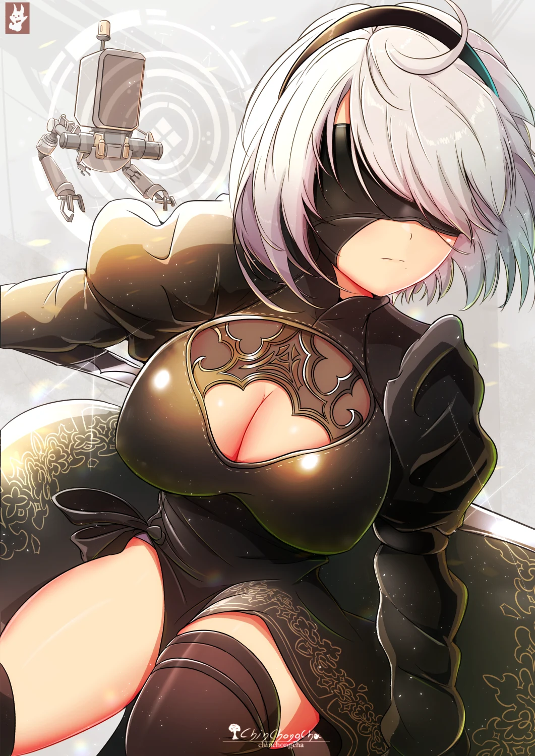 My fanart of 2B | Scrolller