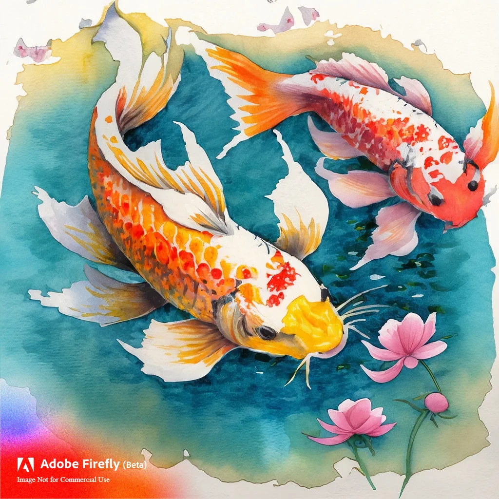 A few people asked for this after I posted. AI-generated koi fish | Scrolller