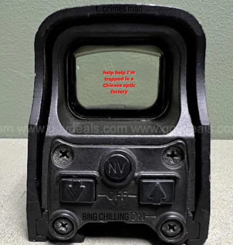 Fuzzy reticle on Eotech, is this normal? | Scrolller