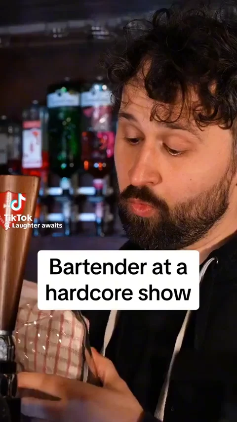 Bartender at a hardcore show | Scrolller