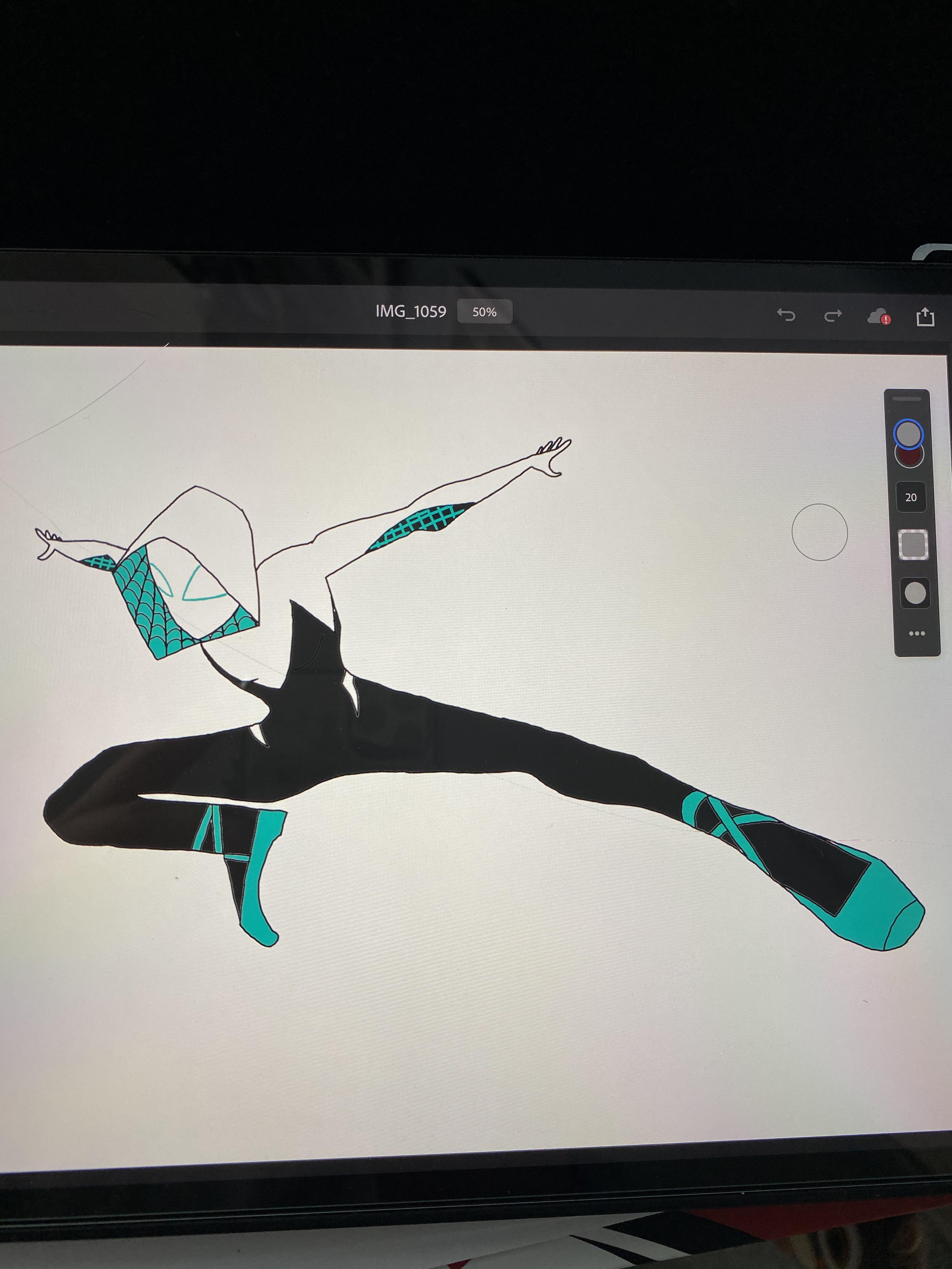 Custom Gwen drawing I did back in 2020 during lockdown | Scrolller