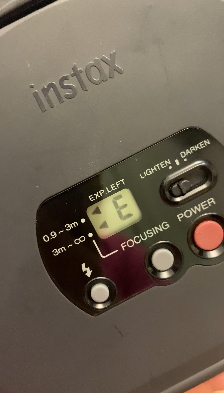 How to fix a blinking e in instax 100 | Scrolller