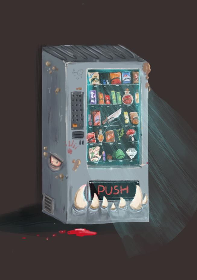 Vending machine mimic [OC] | Scrolller