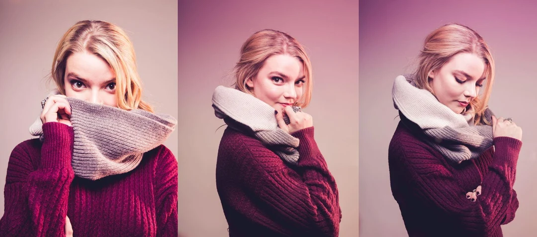 Photoshoot with a scarf | Scrolller