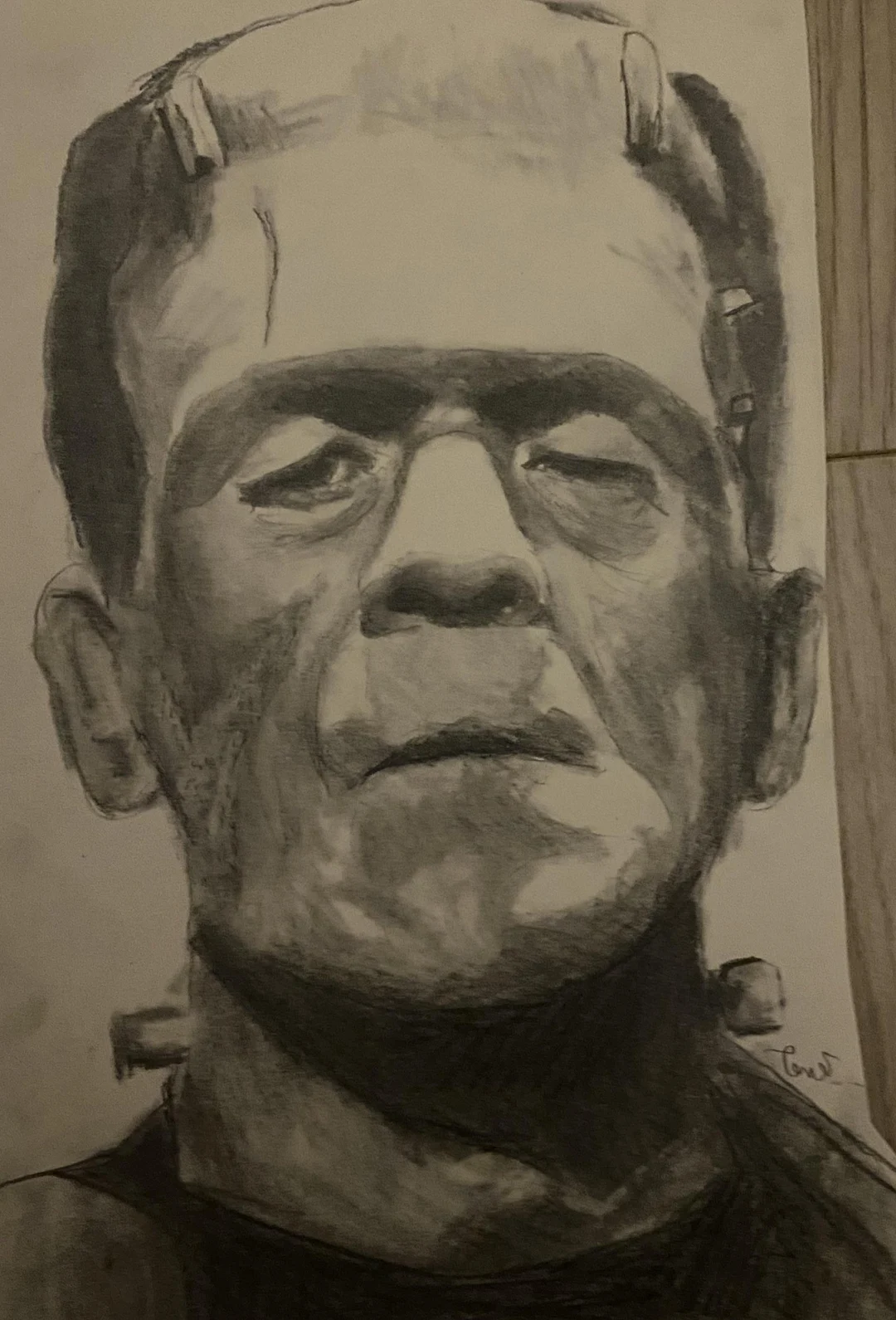 Frankenstein,by me,pencils,2023 | Scrolller