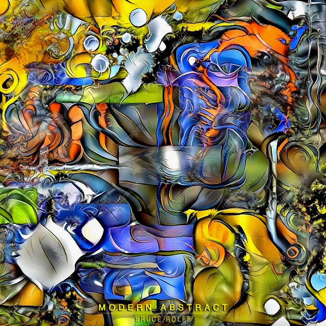 Modern abstract, Bruce Rolff, Digital, 2022 | Scrolller