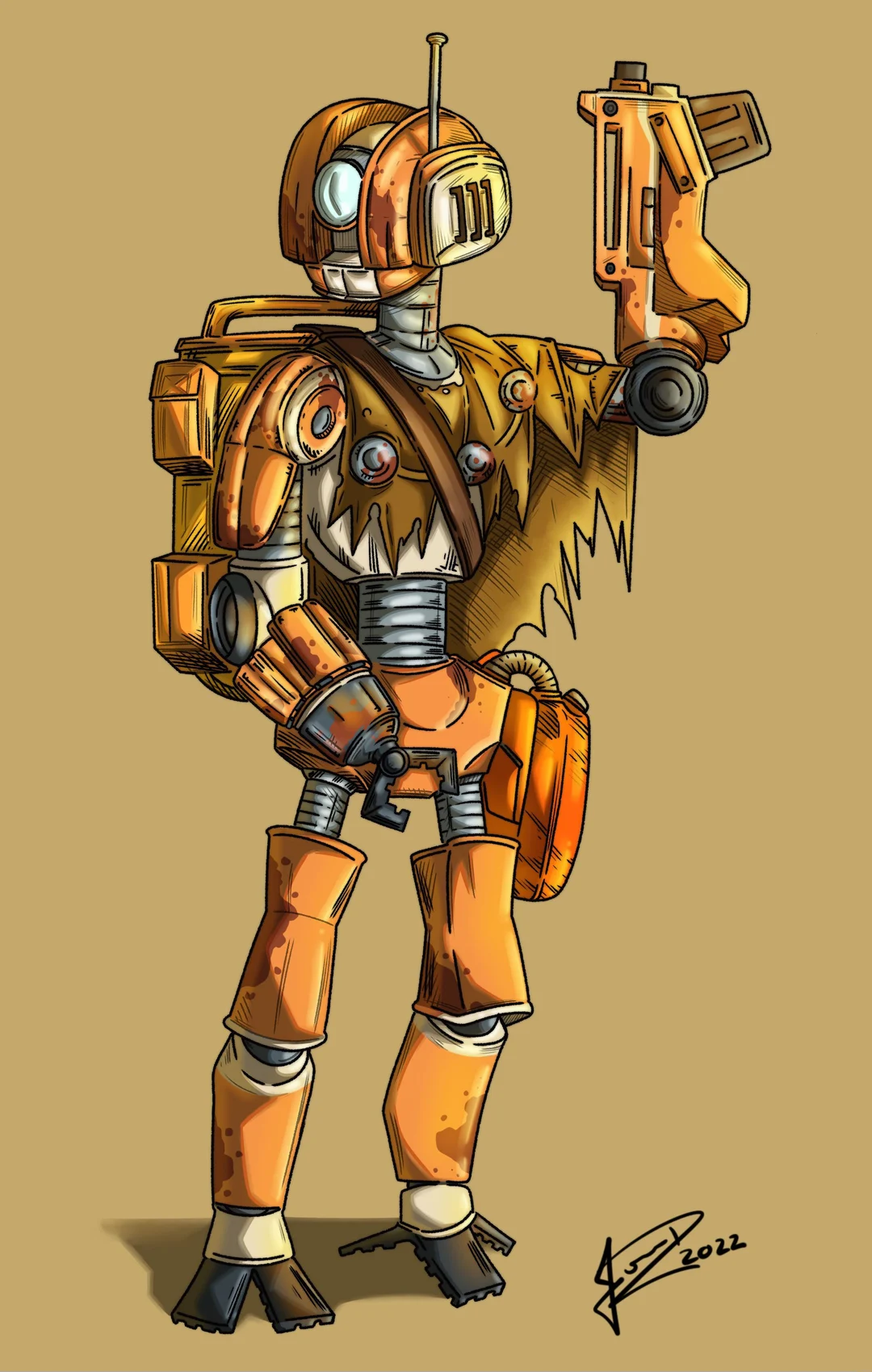 [OC] Desert keeper robot | Scrolller