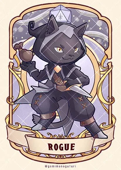 DnD Cats - Rogue | Scrolller