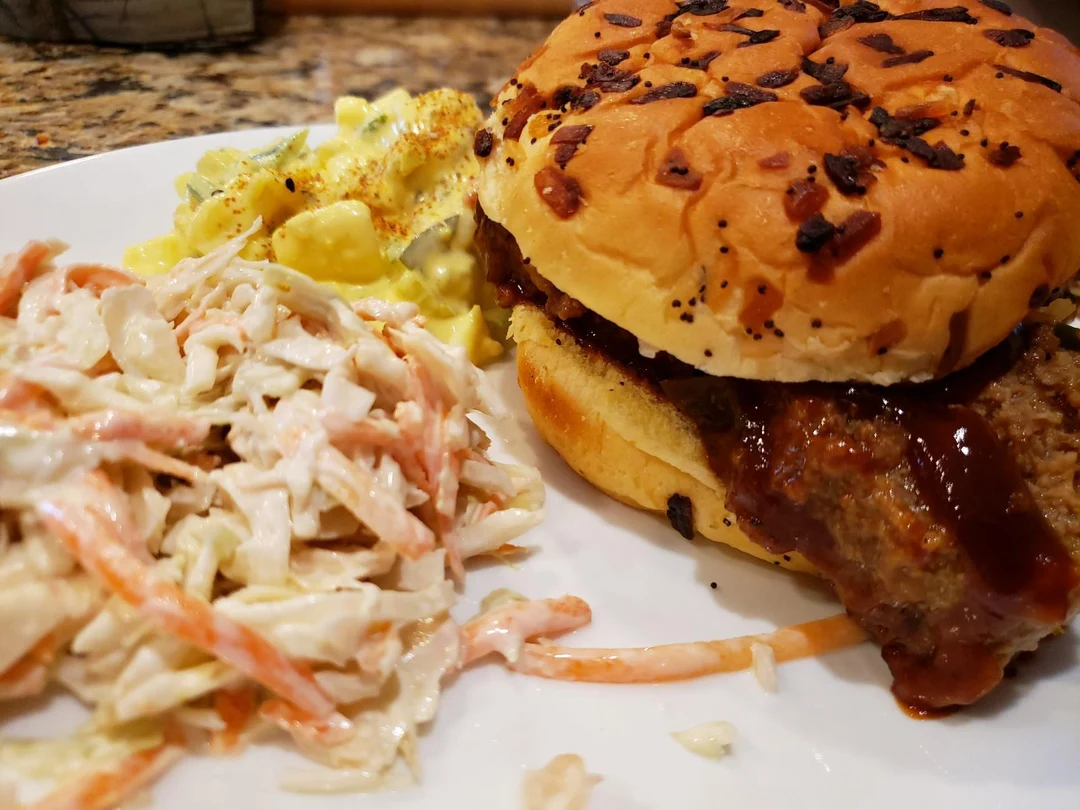 Meatloaf on an onion roll | Scrolller