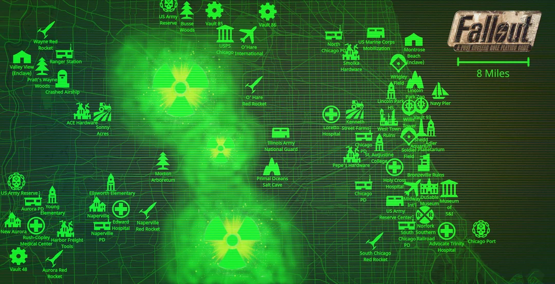 Fallout: Chicago map made for TTRPG | Scrolller