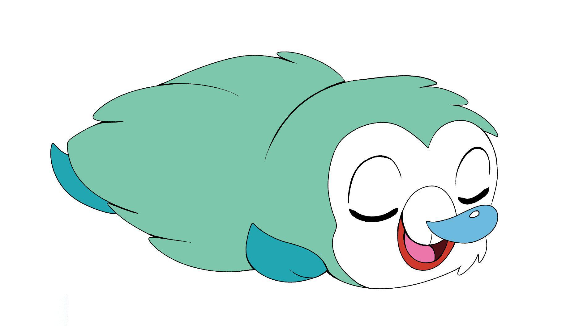 Sleeping green blob | Scrolller