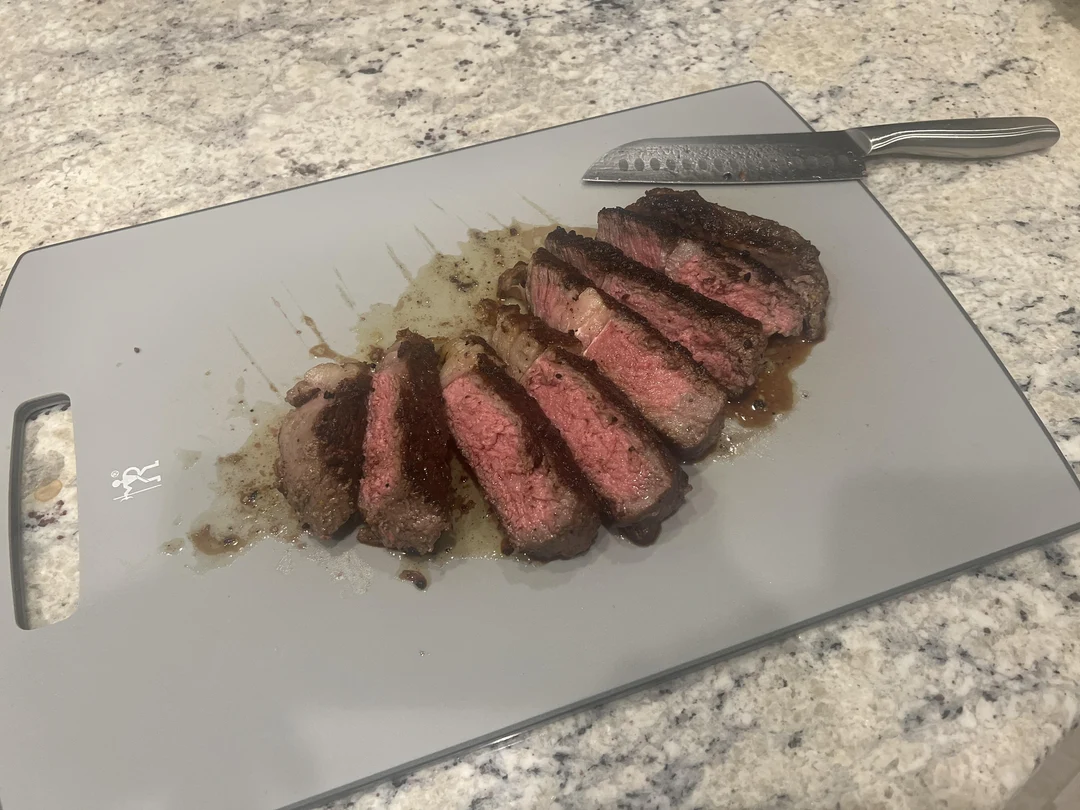 Is this cooked properly? My 2nd try at ribeye, either way it’s cheaper than going out for steak ...